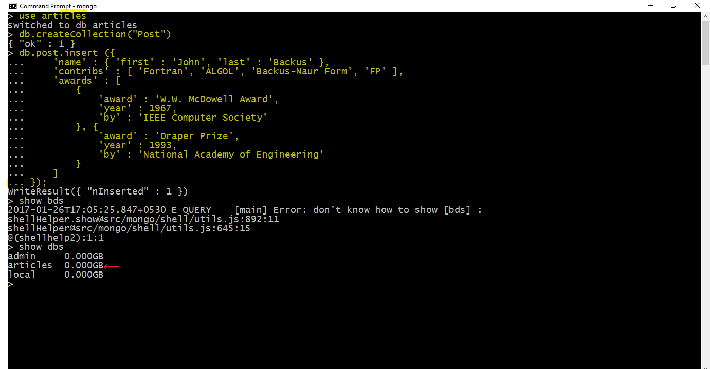 Part 3 — MongoDB Step by Step — Data Types and Basic Operations | by ...
