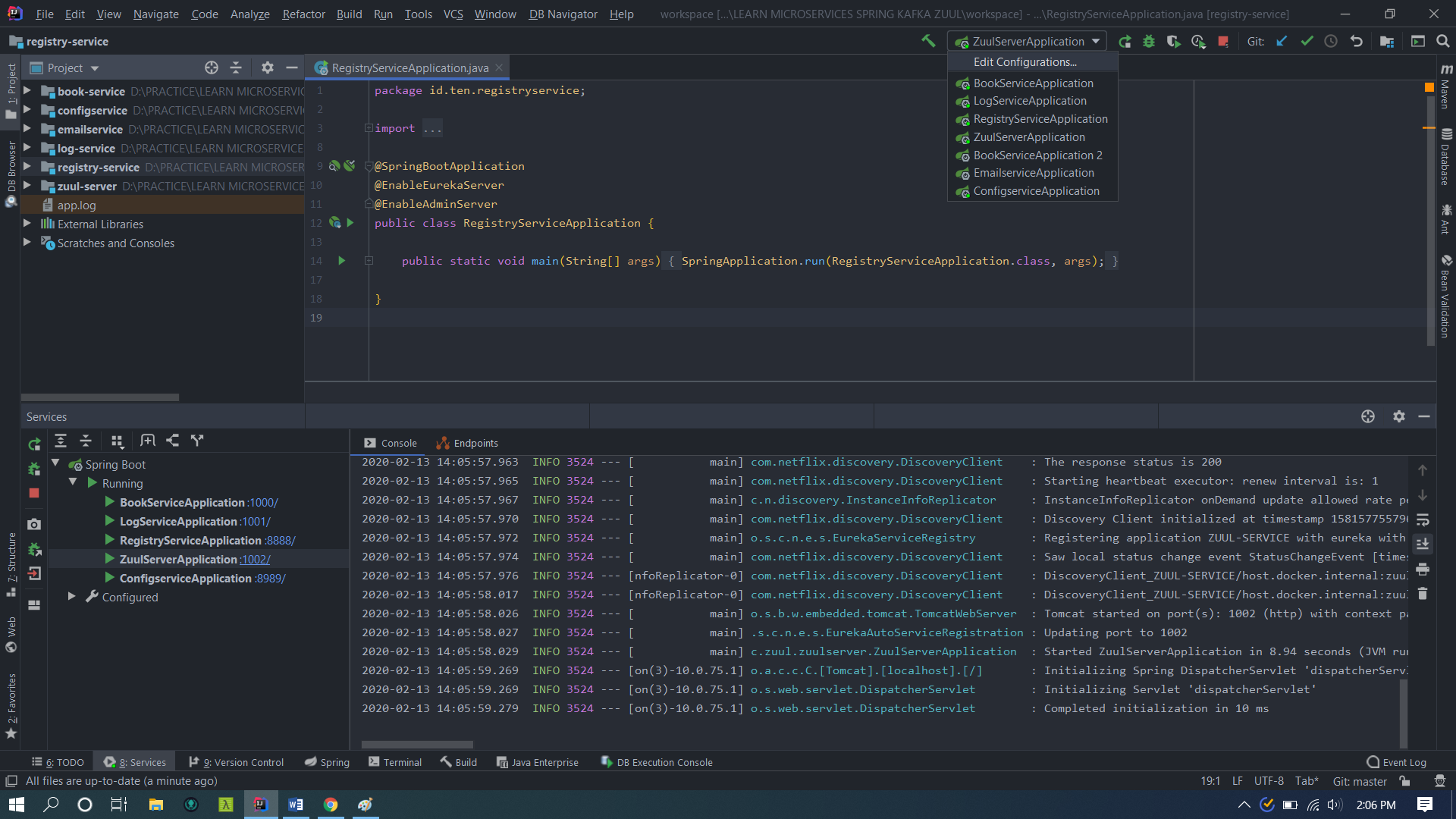 IntelliJ IDEA : Running multiple project (Microservices) in one ...