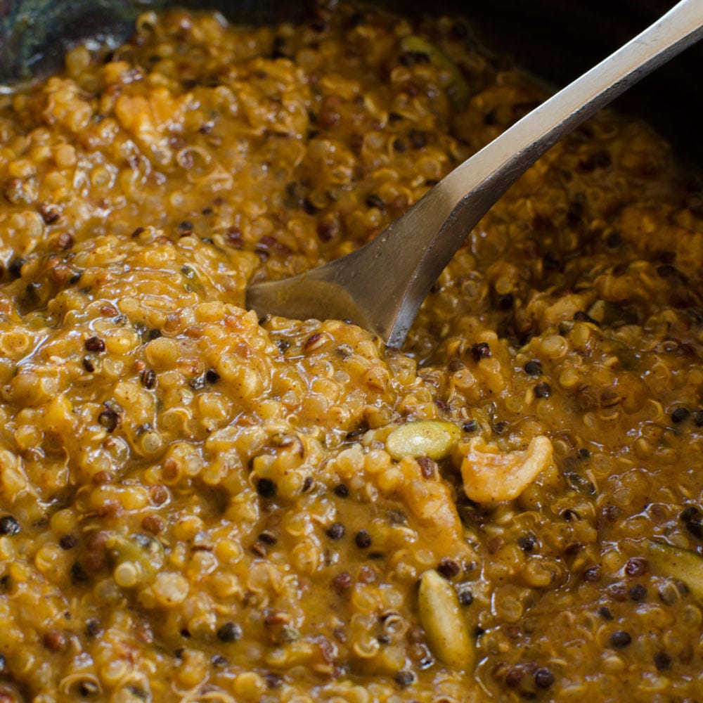 Recipe: Pumpkin Seed Breakfast Quinoa | by Emily Ferron | Wellness With ...