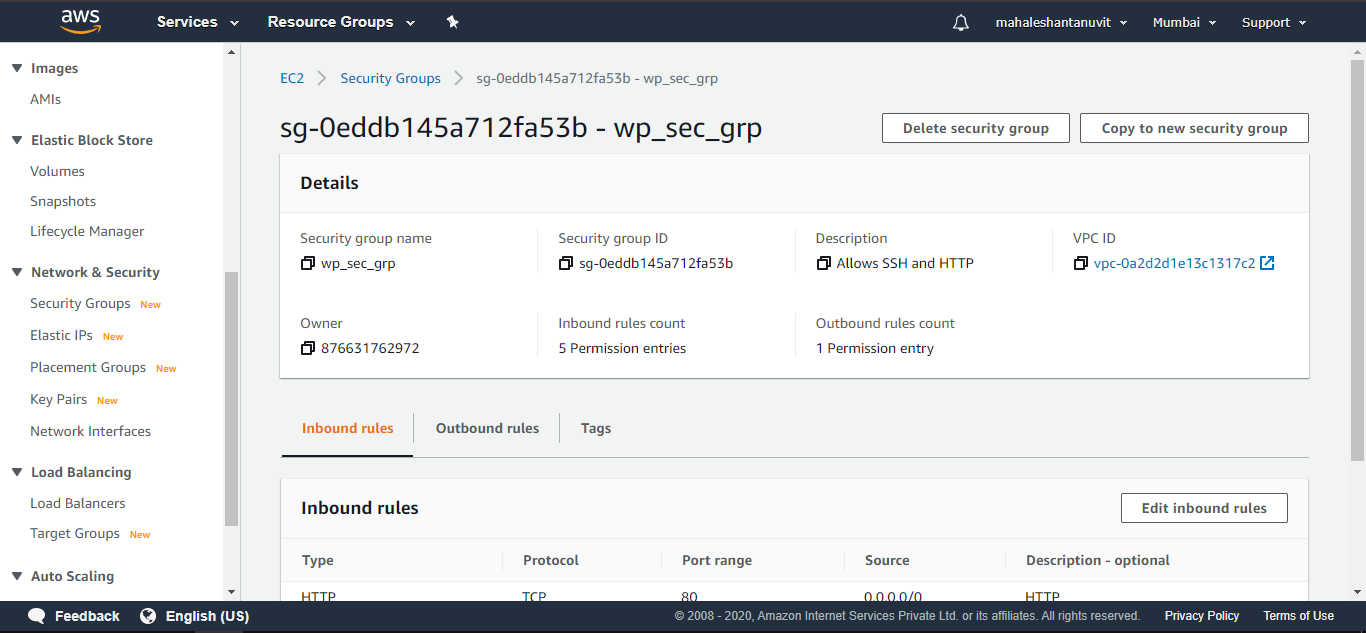 Task 3: WordPress website with dedicated MySQL server in AWS using Terraform | by Shantanu | Medium