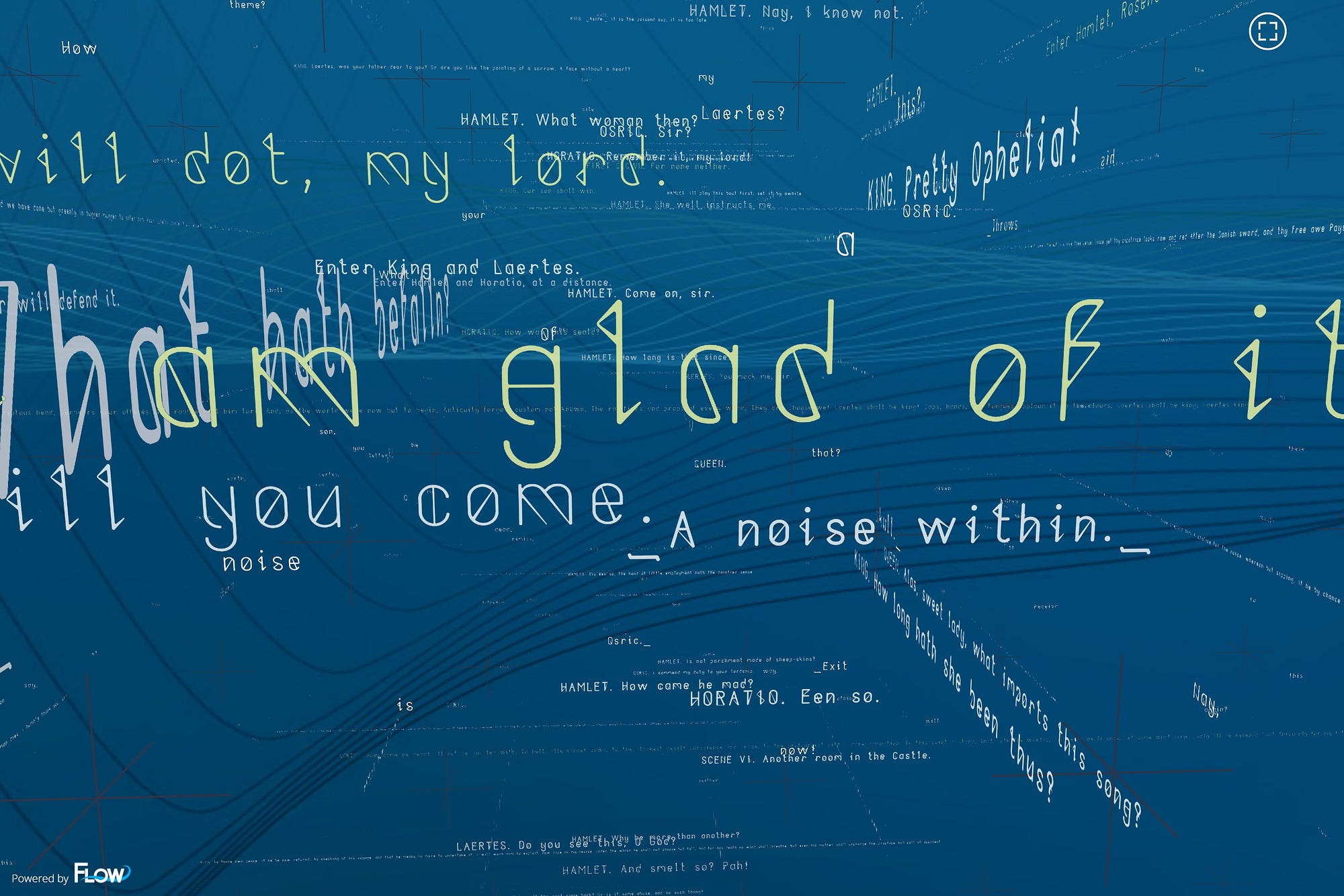 Hamlet Flow. All 174,379 characters in Shakespeare’s… | by Jason Marsh ...