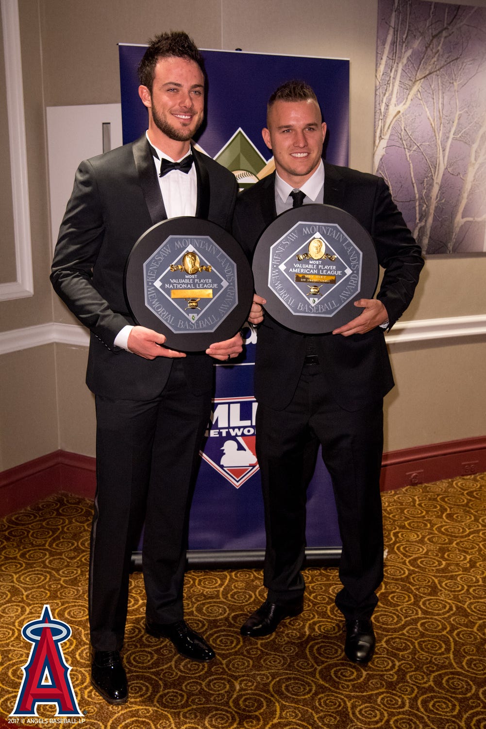 Angels Star Mike Trout Accepts 2016 MVP Award in NYC | by Angels ...