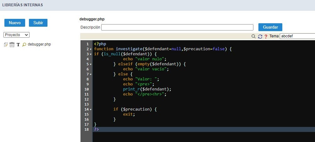 Creando tu propia macro #TipdeMaestro03 | by Editor Mestre Scriptcase | Maestro Scriptcase | Medium