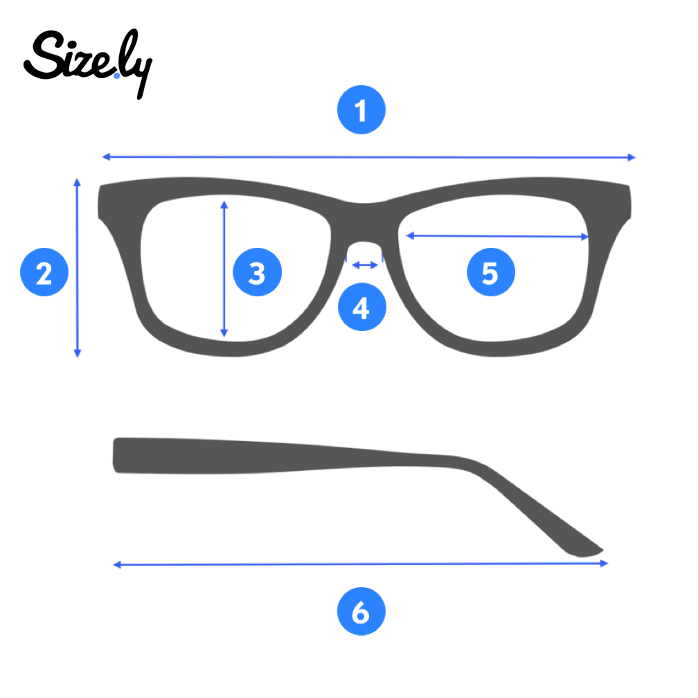 How To Measure Glasses Eye Size Lens Width Is The Horizontal By 