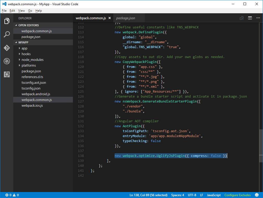 Minify Uglify And Bundle Your Javascript In Nativescript Angular 2 App By Vladimir Enchev