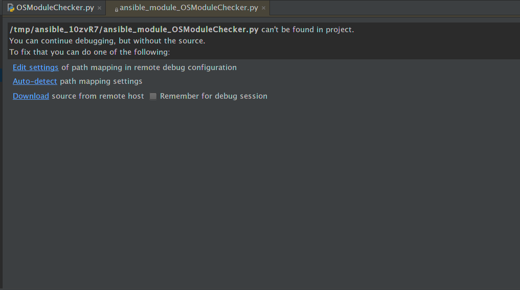 Debugging Custom Ansible Modules with PyCharm - Deepak Kothandan - Medium
