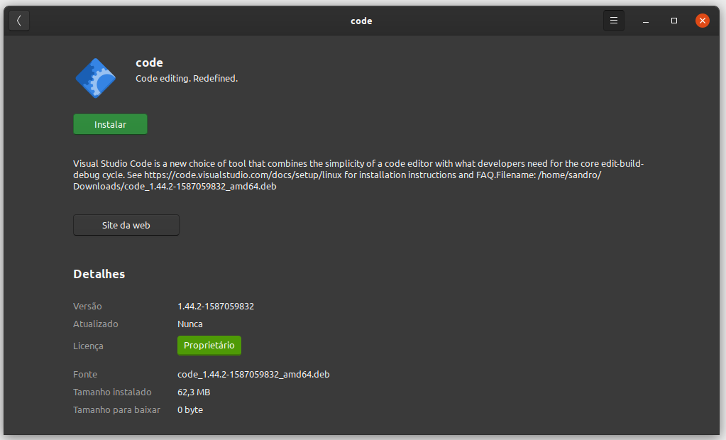 Como Instalar Visual Studio Code En Ubuntu 1910 2004