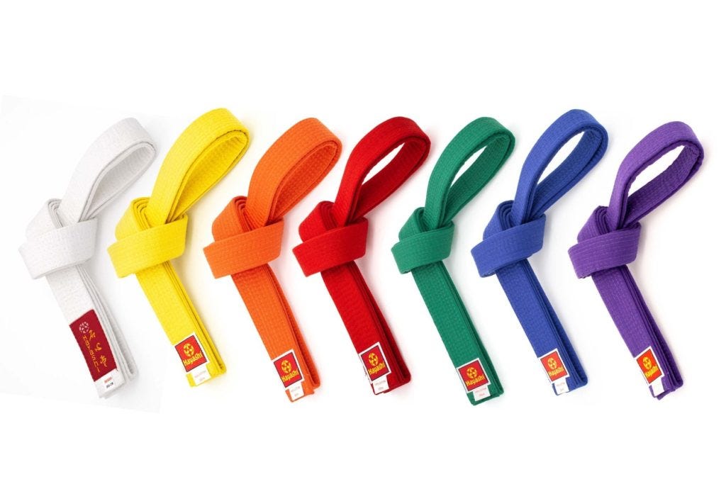 The real meaning behind karate belt colours - Shinjigenkan Karate - Medium