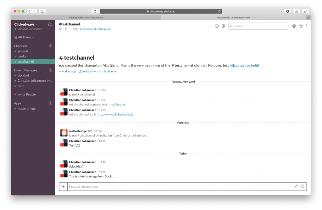 Mattermost Recipe: How to sync existing chat systems with Mattermost ...