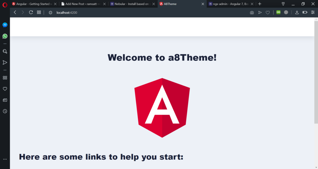 Integrate Nebular Theme With Angular 8 Application Ramsatt Medium