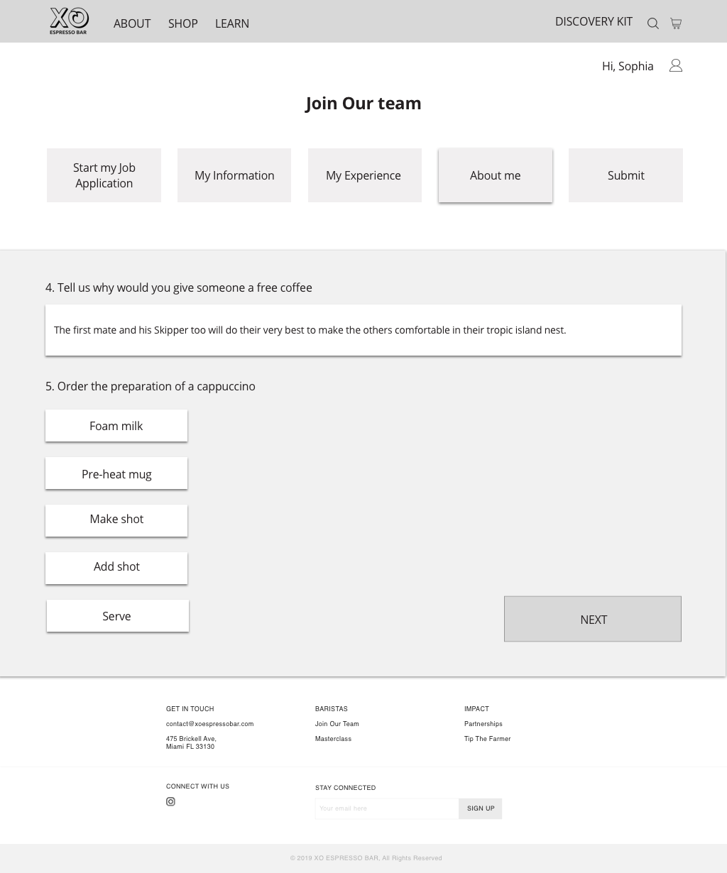 XO Espresso Bar Image Documentation | by Ana Benedict | Medium