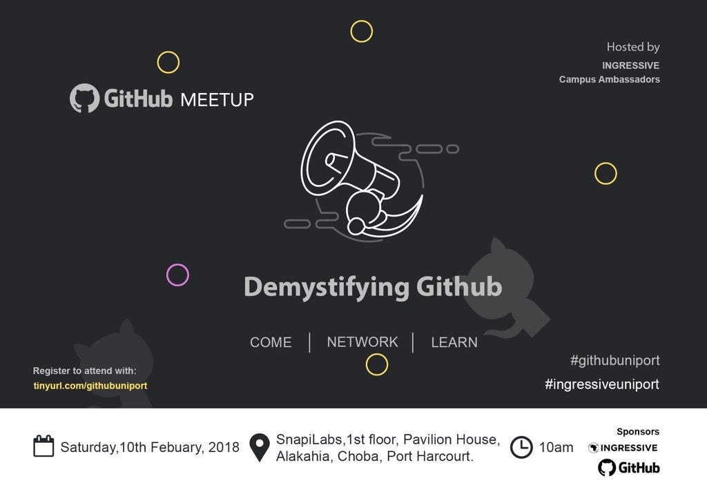 Demystifying GitHub. $ git begin | by Ray The Nerd | Ingressive | Medium