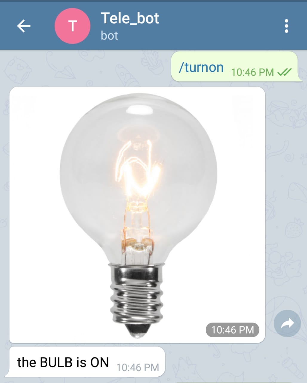 IoT Project: Python_telegram bot. This Bot’s function is to control an ...