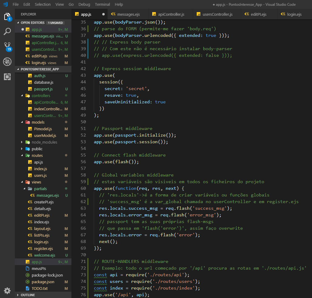 Criar uma app REST API com CRUD + Node.js + MongoDB + EJS | by Nuno Filipe | Medium
