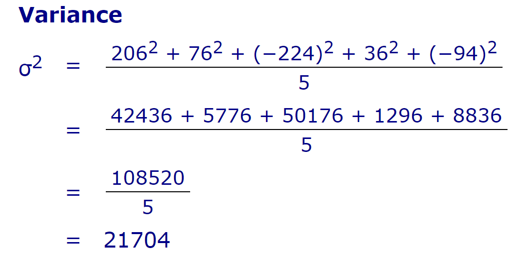 Variance in Machine Learning. Definition of variance and deviation ...