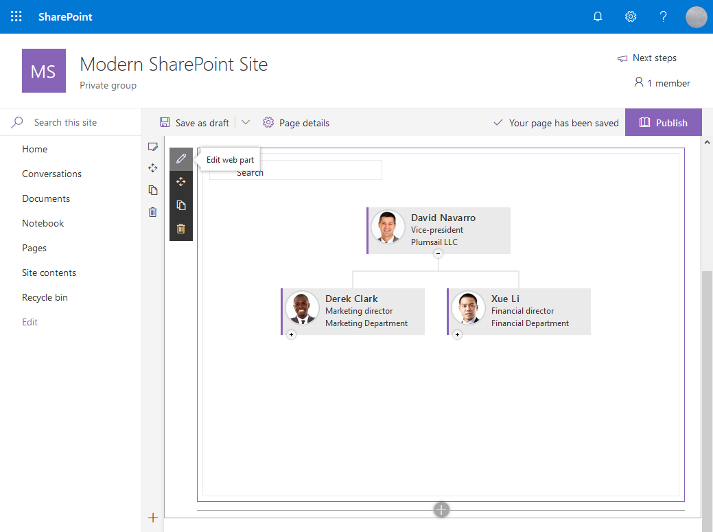 Org Chart on Modern pages for SharePoint Online in Office 365 | by ...