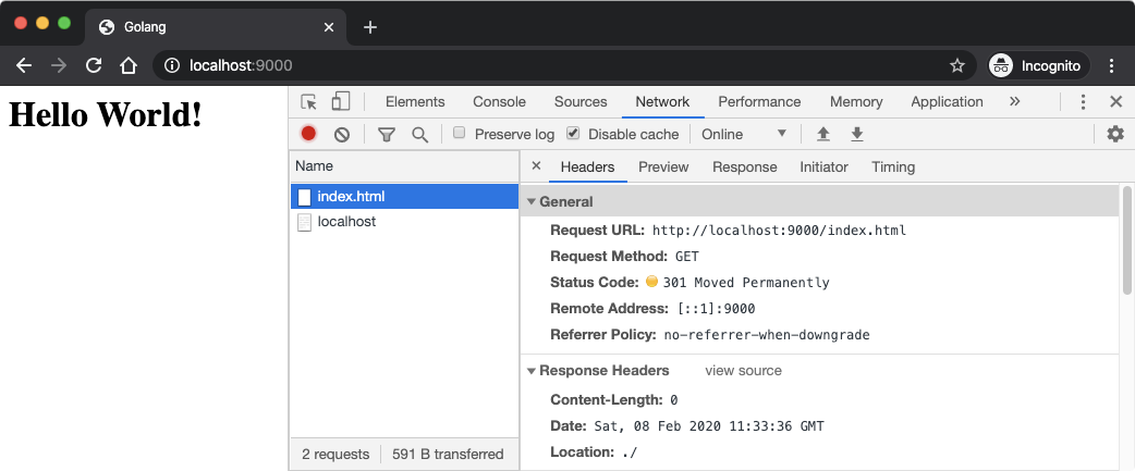Beginners guide to serving files using HTTP servers in Go
