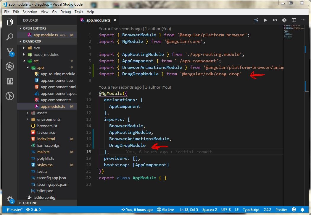 Building Interactive Lists with the new Angular 7 Drag and Drop tool ...