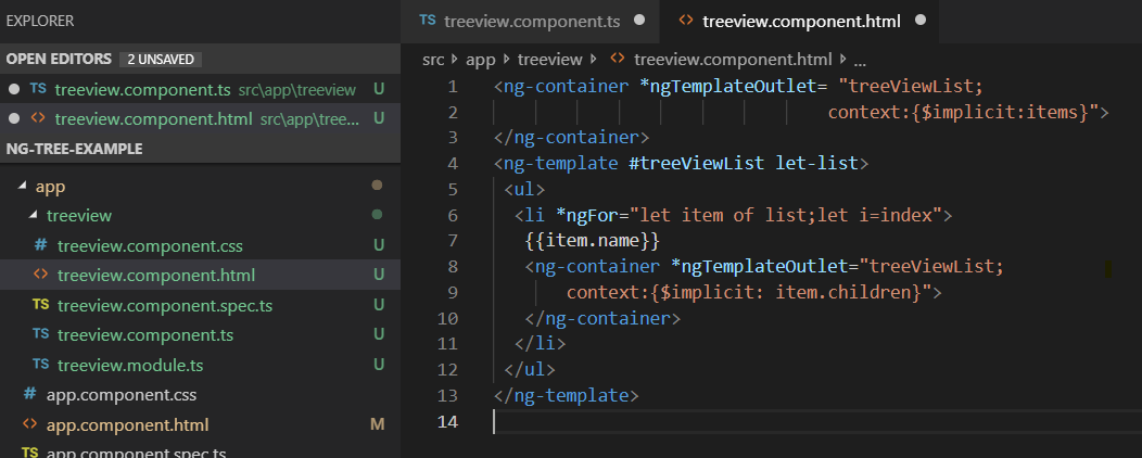Web Accessibility: Angular Hierarchical Tree View Component with ...
