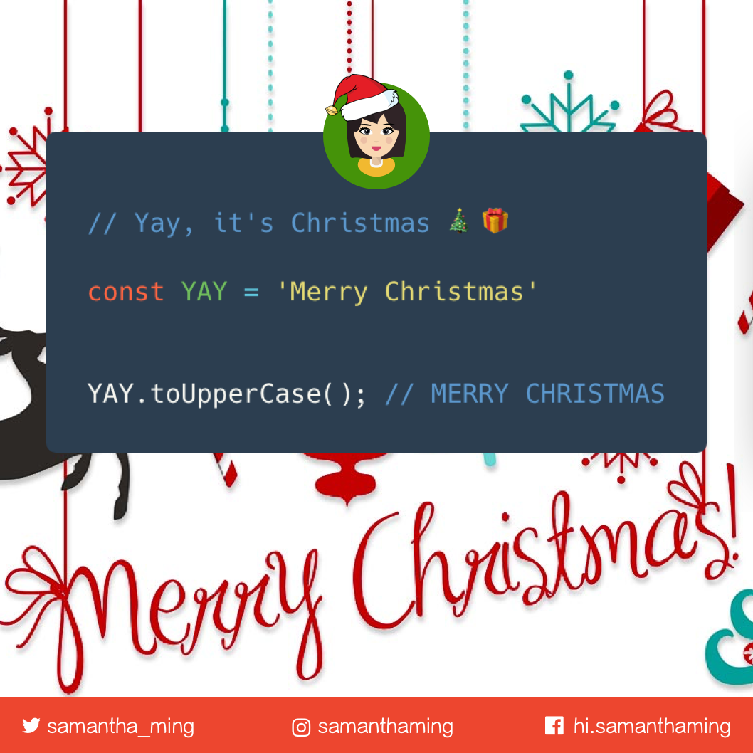 #CodeTidbits30. For the entire month of December, I… | by Samantha Ming ...