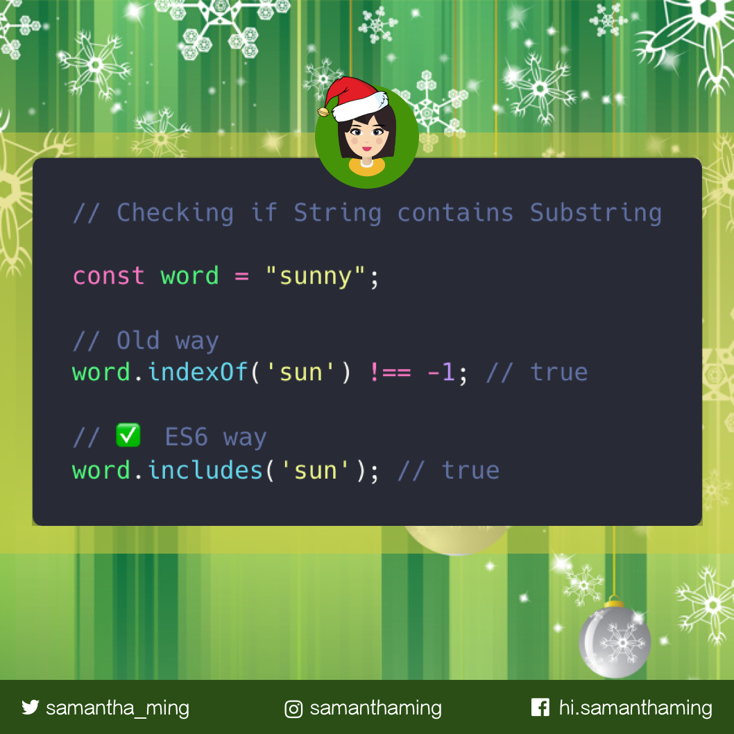 #CodeTidbits30. For the entire month of December, I… | by Samantha Ming | DailyJS | Medium
