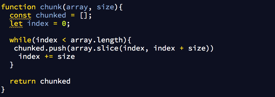 How to solve array chunking. For this week’s post, I plan to outline ...