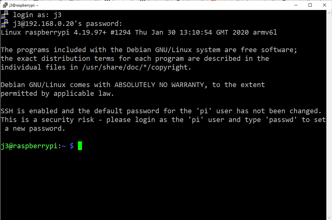 Raspberry Pi — Passwordless SSH Access on Win10 | by J3 | Jungletronics | Medium