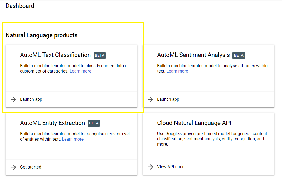Auto Text Classification using Google’s AutoML | by Gunjit Bedi | Voice ...