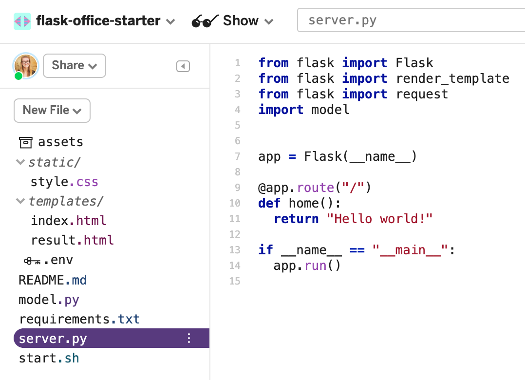 Build a Python Flask App on Glitch! - Analytics Vidhya - Medium