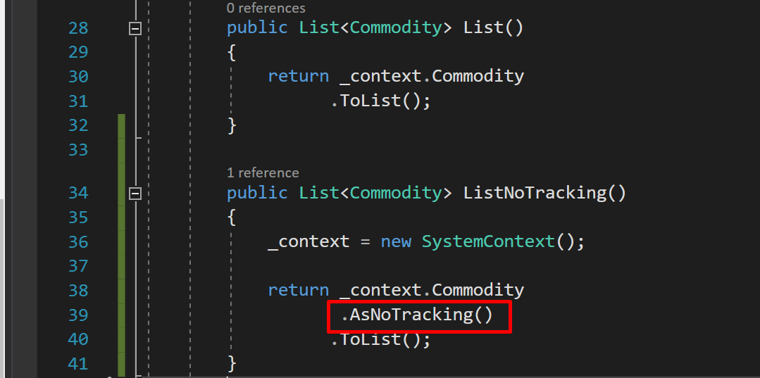 Dica rápida: AsNoTracking — Entity Framework Core | by Alexandre Malavasi | Medium