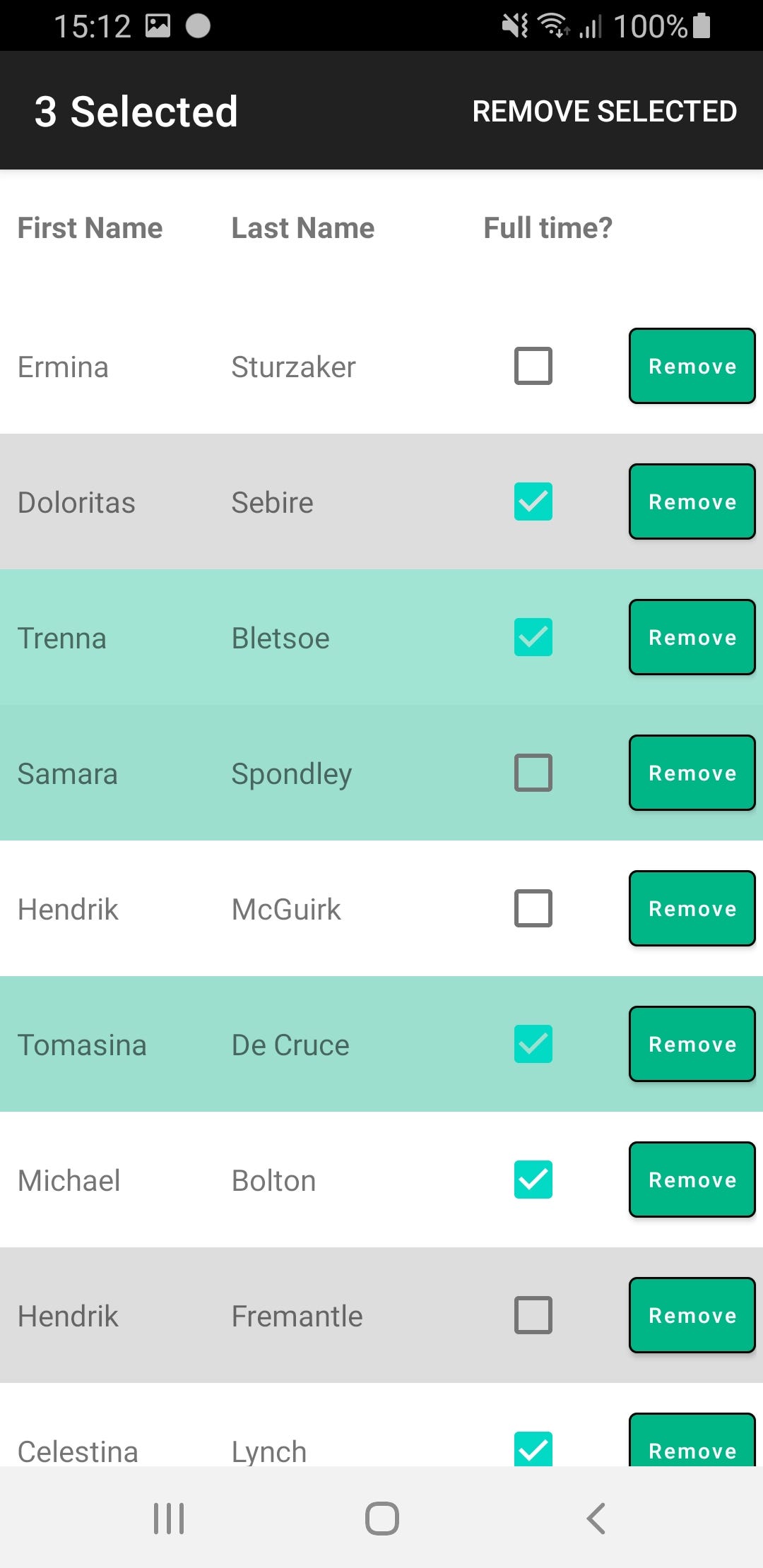 Android Generic TableView — Fully Customizable Library for Presenting Data | by Daniel Dimovski ...