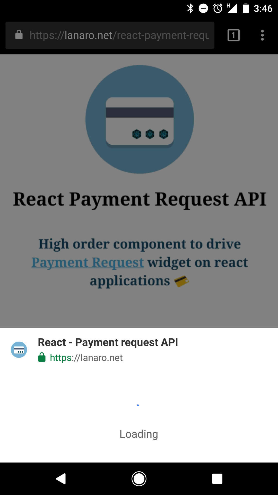 Payment request API with React. As a front end developer passionate ... Payment request API with React. As a front end developer passionate ...