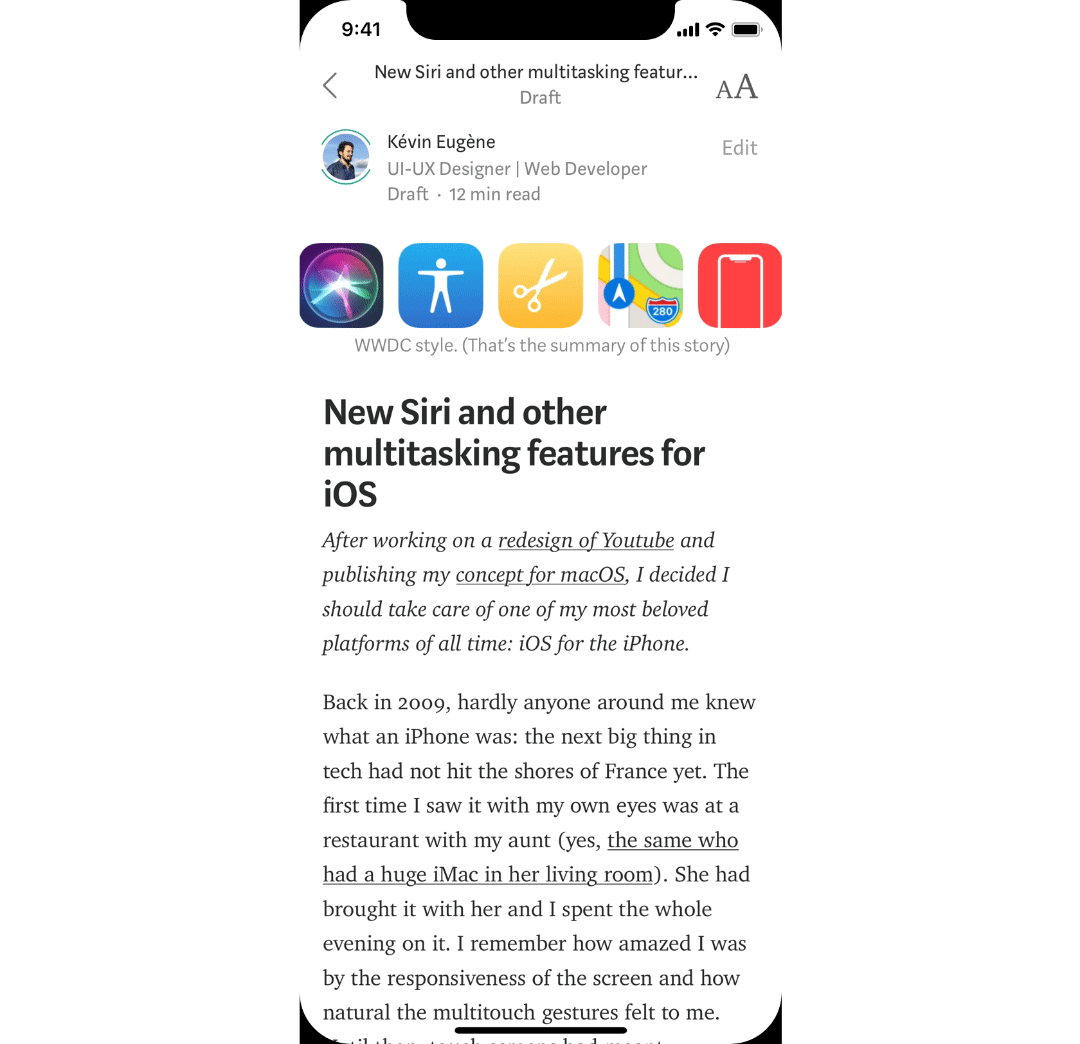 Redesigning Siri and adding multitasking features to iOS | by Kévin ...