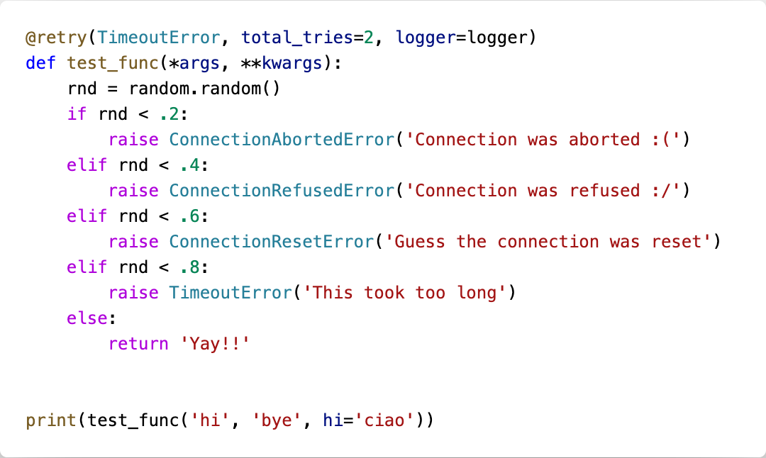 Are you using Python with APIs? Learn how to use a retry decorator ...