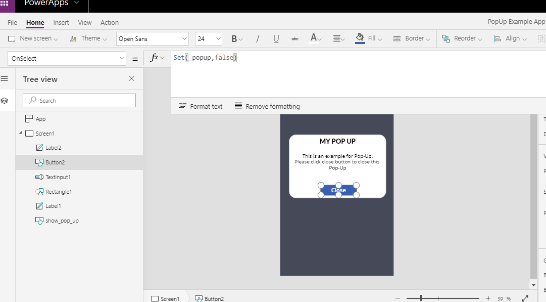 How to create beautiful Pop-Ups in PowerApps | by Gaurav Raikwar | Medium