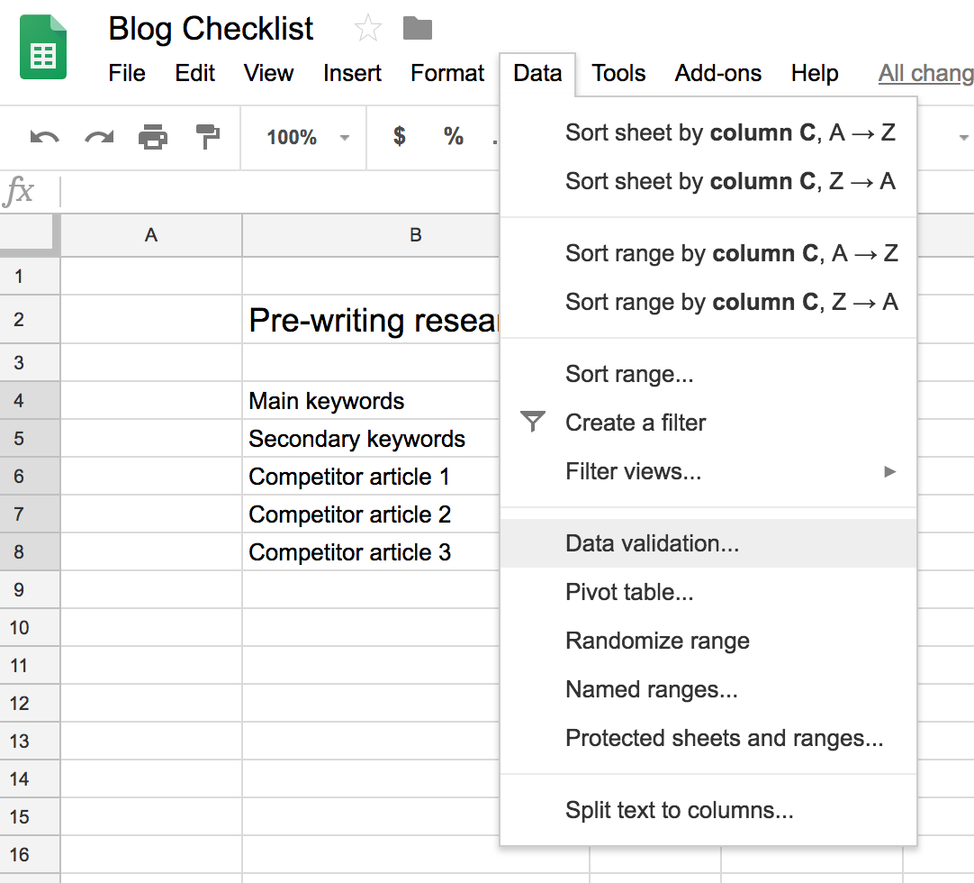 How to create a Google Sheets checklist | by Dinnie Muslihat | Zenkit ...