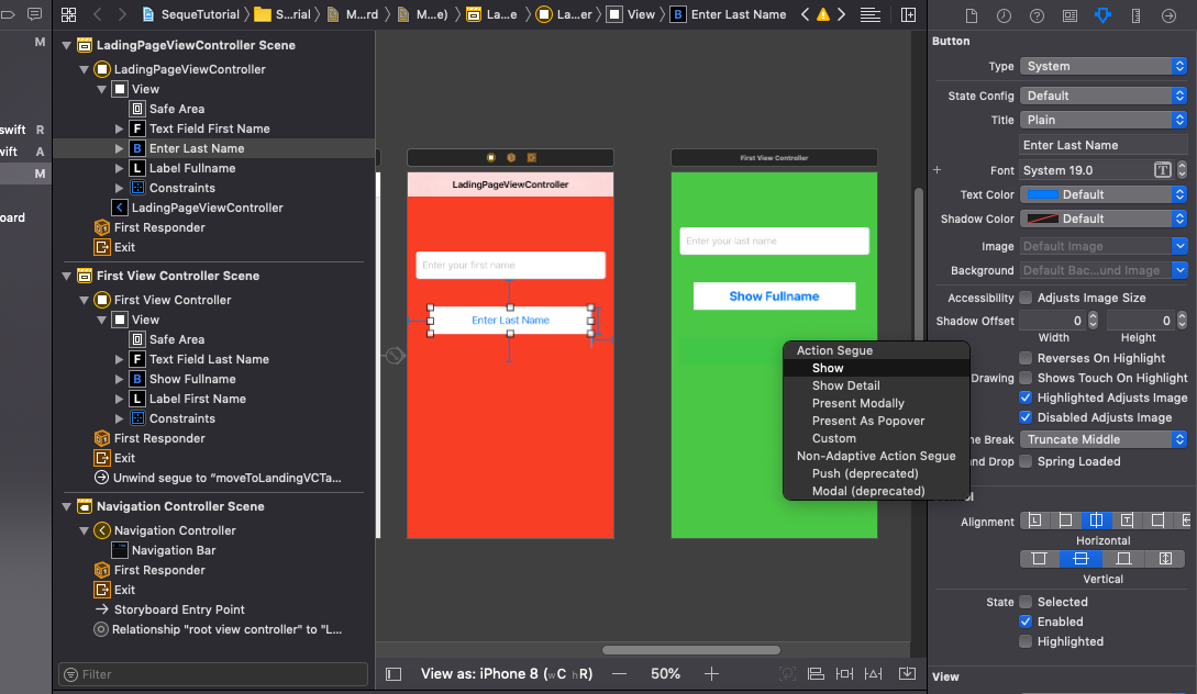 How to Pass Data using Segue and Unwind in Swift | by Shankar Madeshvaran | Developer in Making ...