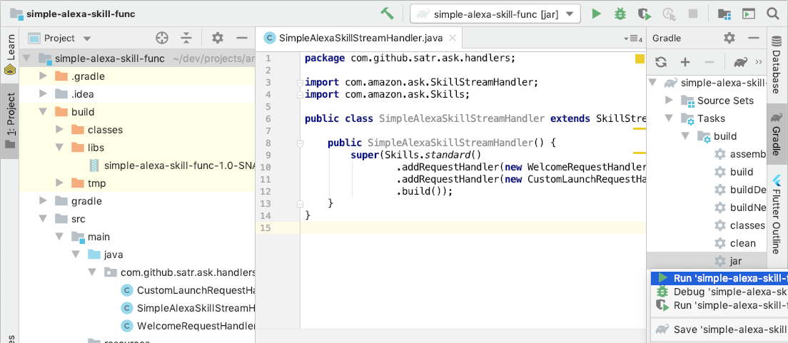 Create simple Amazon Alexa Skill with backend on Java