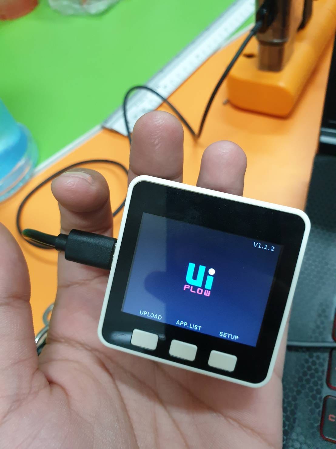 M5STACK with UI FLOW ใช้งาน esp32 แบบไม่โค้ดสักกะตัว | by Mr.P L | mmp-li | Medium