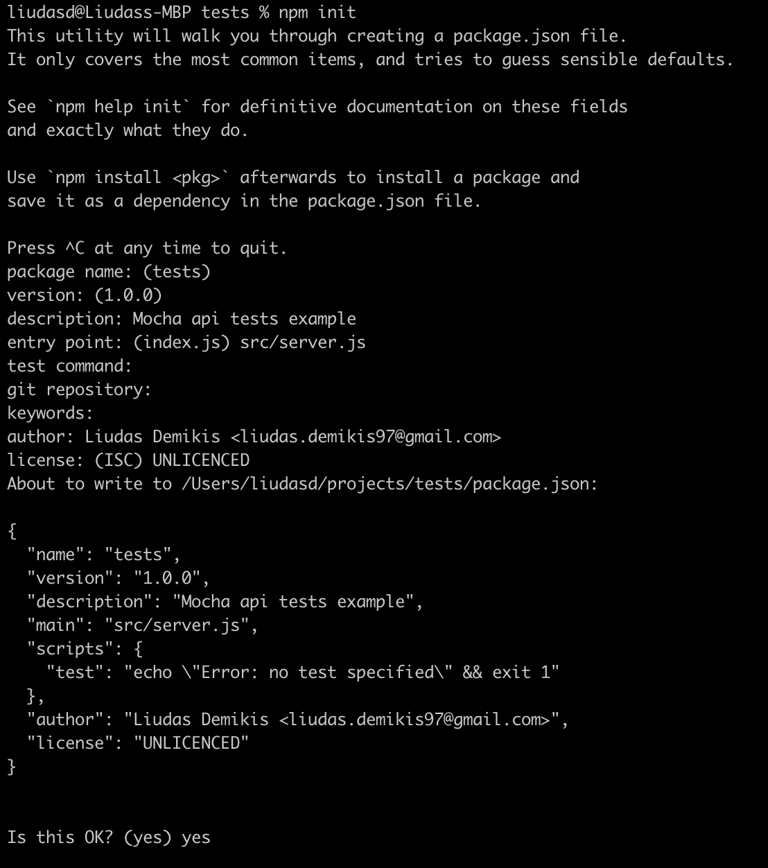 Show some love for Mocha api tests! Setting up #1 | by Liudas Demikis ...