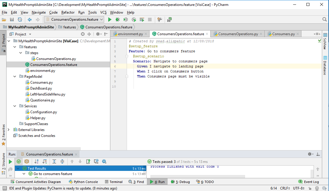 Sneak a Peek, Our Way of Testing. We are working on Admin website for ...