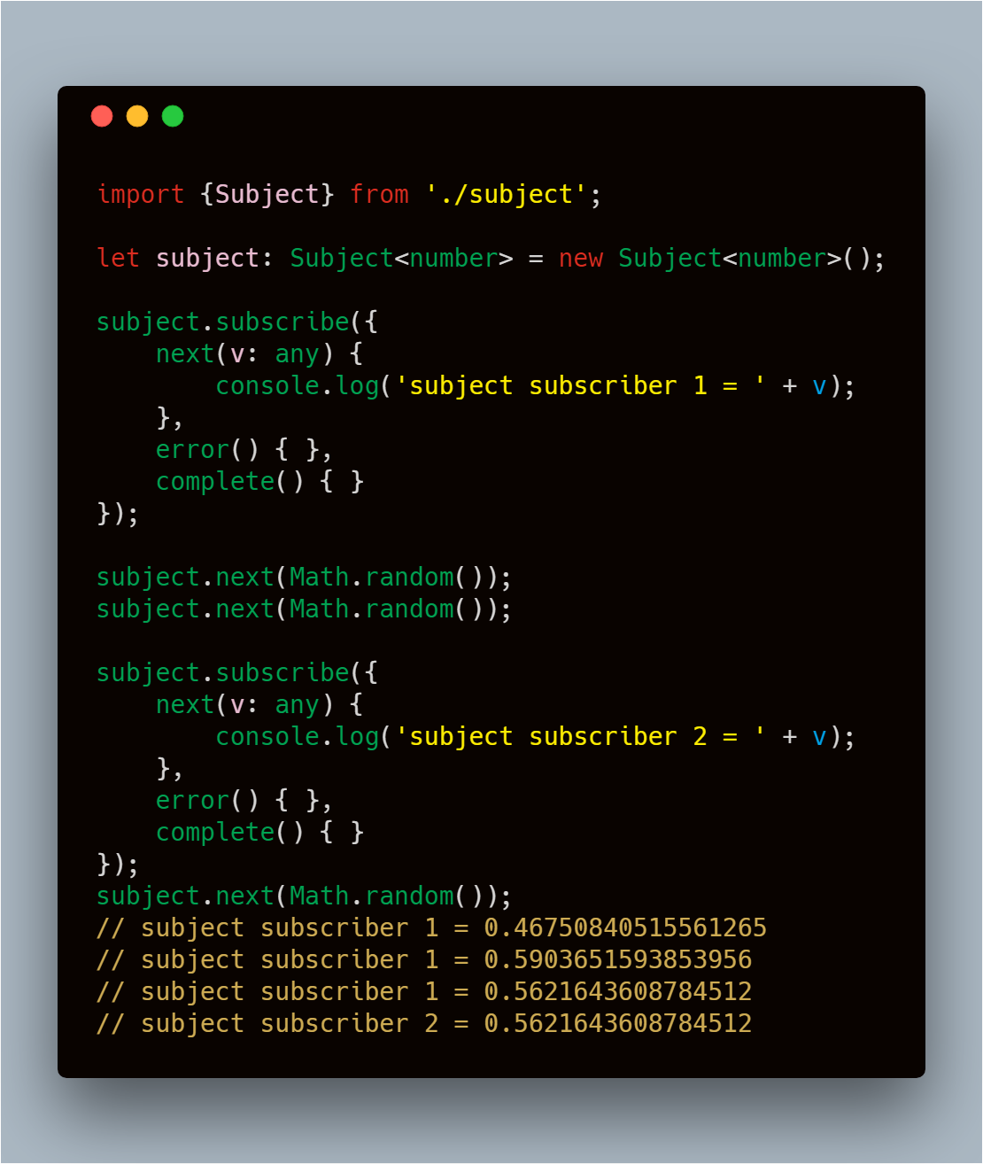 Reactive Streams are so simple. Let me start with a simple comparison ...