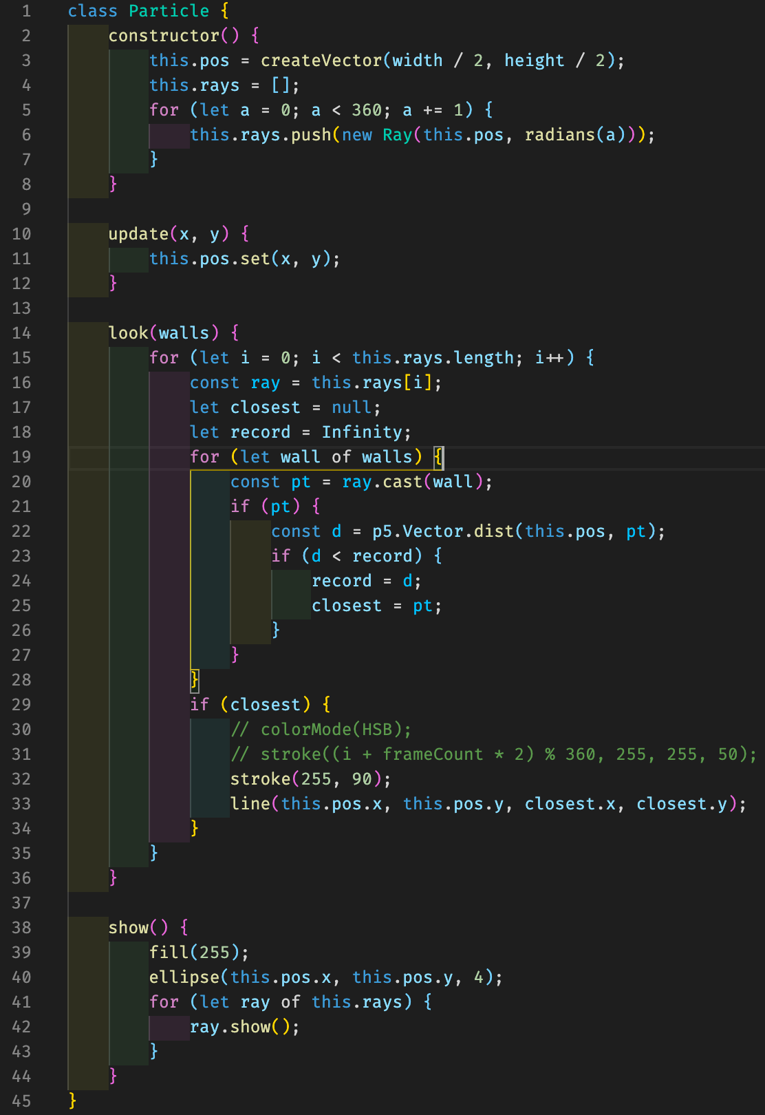 2D Raycasting in JavaScript. Here we will be using a JavaScript… | by ...