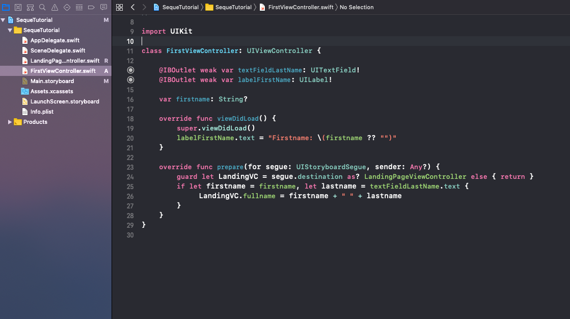 How to Pass Data using Segue and Unwind in Swift | by Shankar Madeshvaran | Developer in Making ...