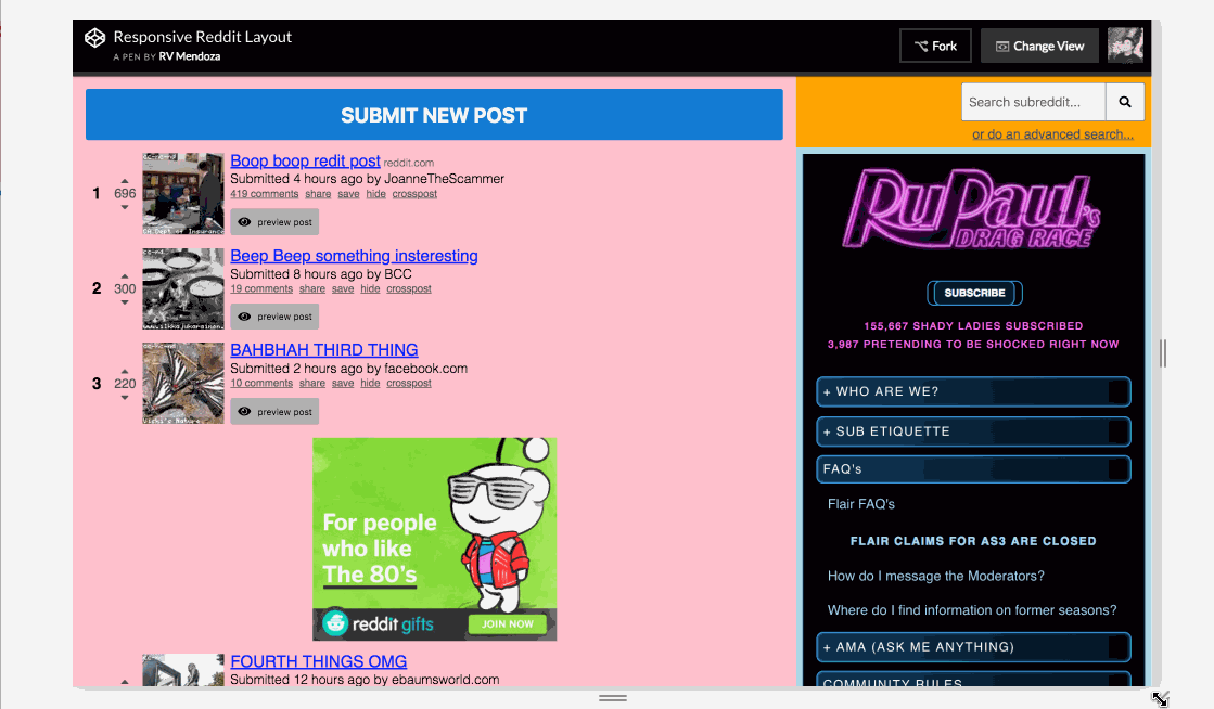 Making Reddit’s Layout Responsive | by RV Mendoza | Making The World ...