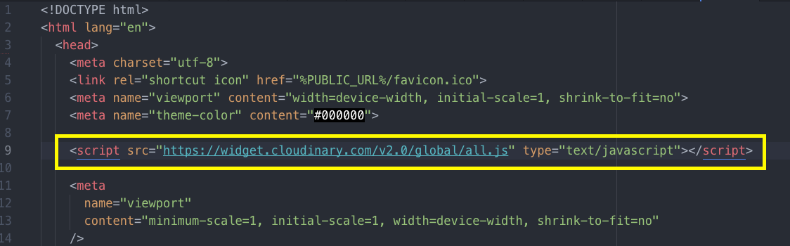 Quickstart Guide To Using Cloudinary Upload Widget V2 In React