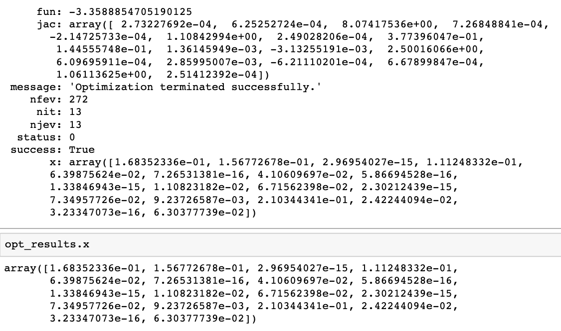 How to determine optimal stock portfolio weights using Python and Quantopian | by Prayaag Gupta ...
