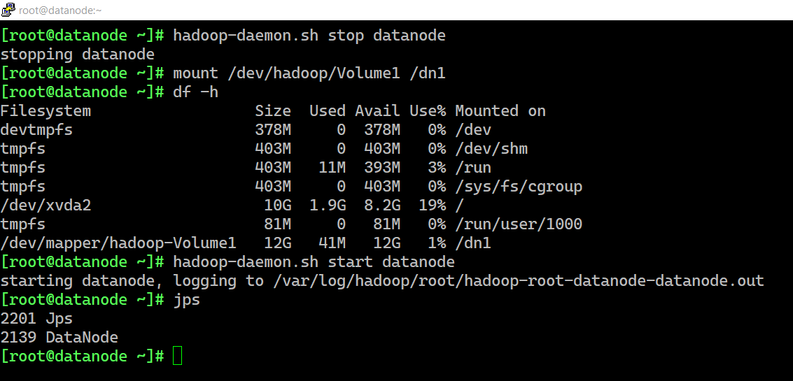 Integration of LVM with Hadoop Cluster and providing Elasticity to DataNode Storage | by ...