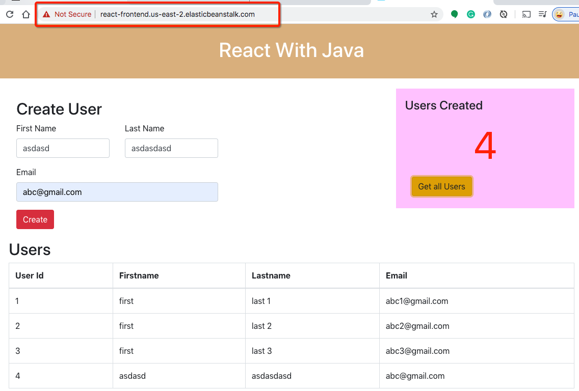 AWS — Deploying React With Java App On Elastic Beanstalk | by Bhargav ...