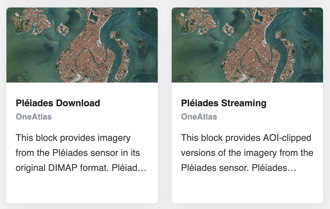 Accessing all Pléiades and SPOT bands | by UP42 | UP42 | Medium
